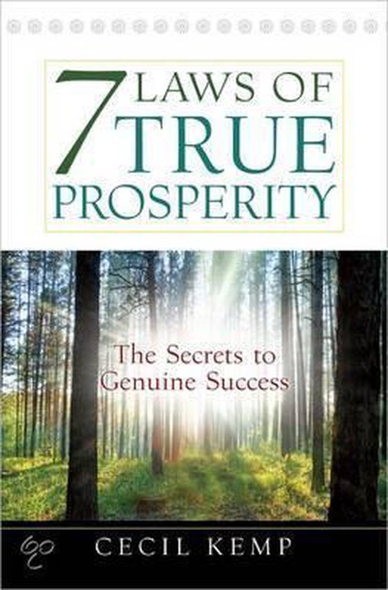7 Laws of True Prosperity, Cecil Kemp | 9780736953313 | Boeken | bol.com