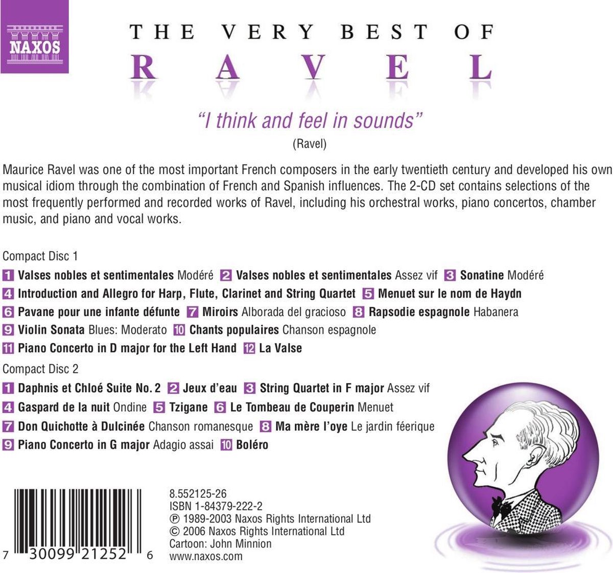Various Artists - The Very Best Of Ravel (2 CD), Various | Muziek | bol