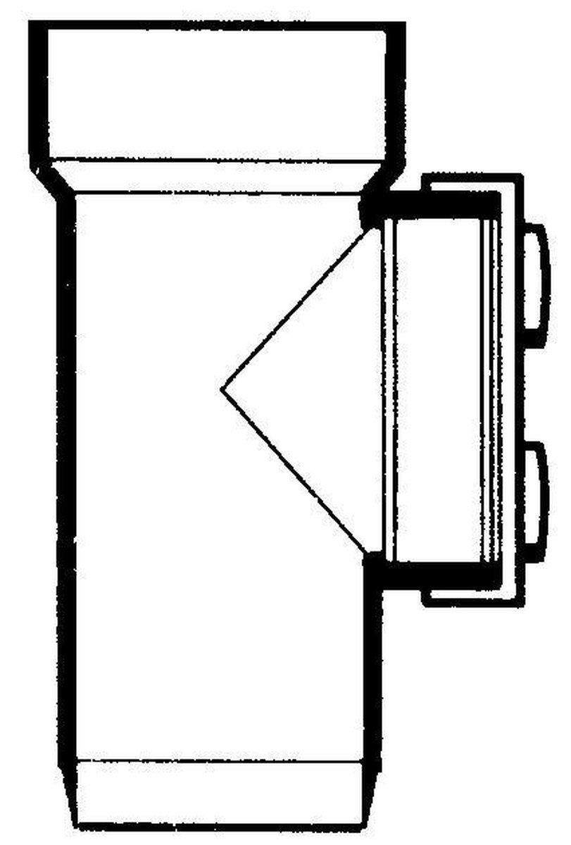 PVC Ontstoppingsstuk met schroefdeksel mof x spie 110 mm Wavin | bol.com