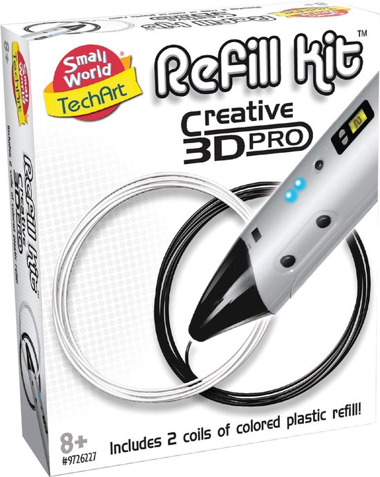 Refill kit 3d pen Creative zwart en wit | bol
