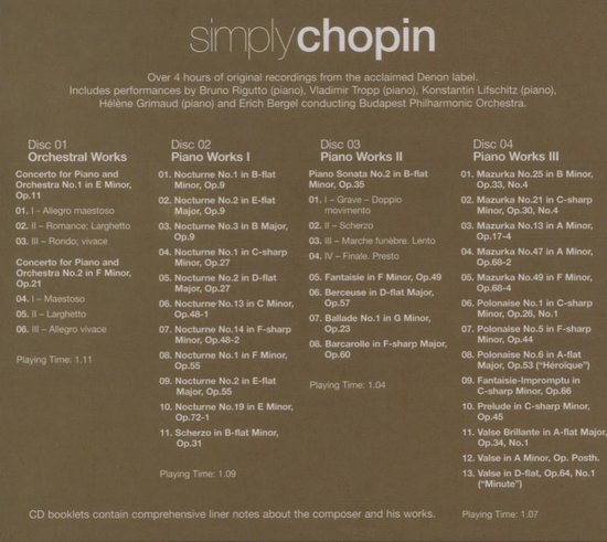 Simply Chopin, various artists | Muziek | bol