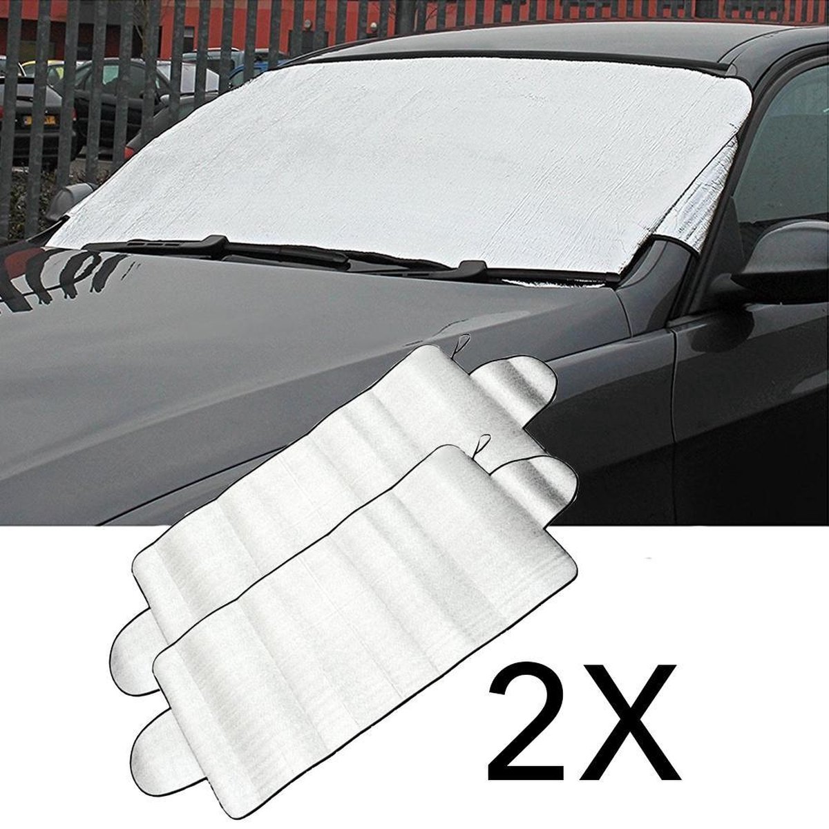 LifeGoods Anti Vries Hoes Voorruit - 2 Stuks - Deken - Wering ...