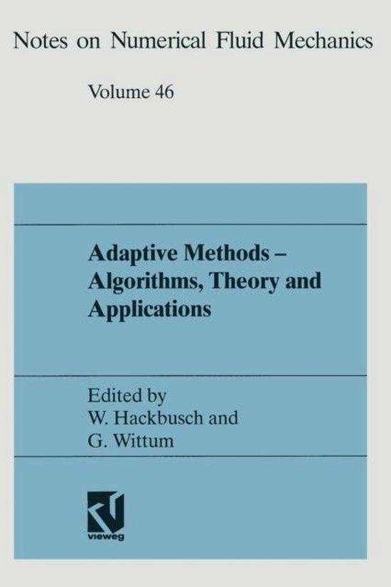 Adaptive Methods - Algorithms, Theory and Applications | 9783528076467 | Boeken | bol.com