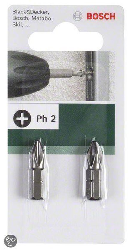 Bosch - Schroefbit Standard PH PH 1, 25 mm | bol