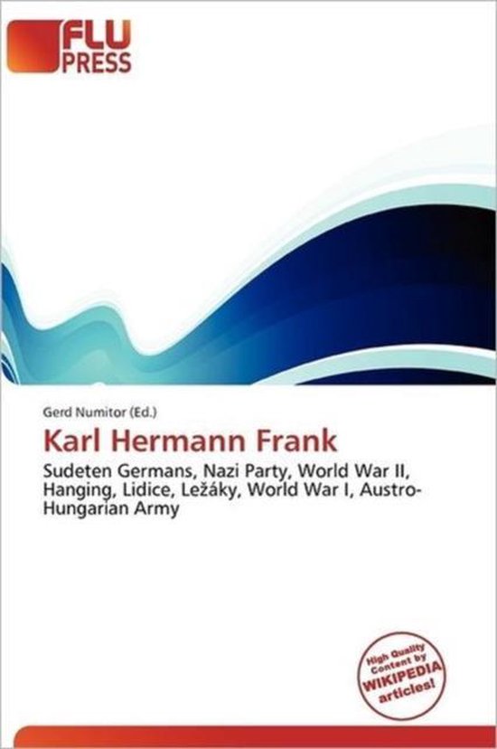 Karl Hermann Frank | 9786136706375 | Boeken | bol.com