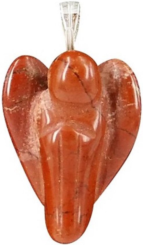 Ruben Robijn Engelen hanger + kaart Jaspis rood | bol