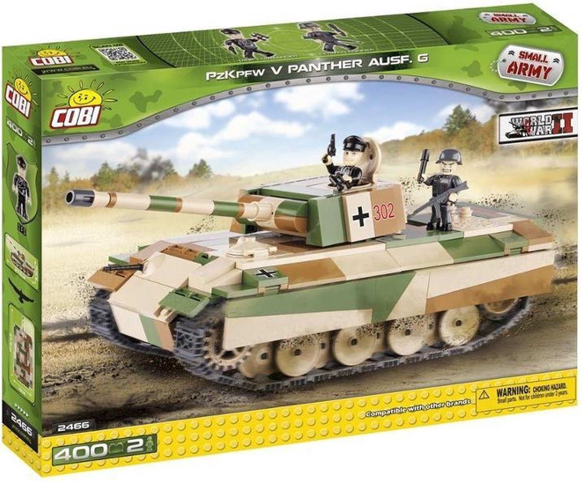 Small Army - WW2 PzKpfw V Panther Ausf. G (2466)Cobi | bol.com