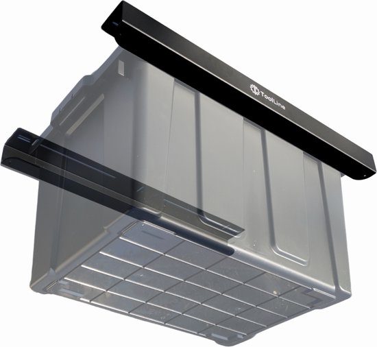 ToolLine Plafond opbergsysteem - Voor garage en kelder - 50 kg - Zwart ...