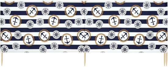 Garronda 6m Strand Windscherm Met Stokken - Windscherm Strand ...