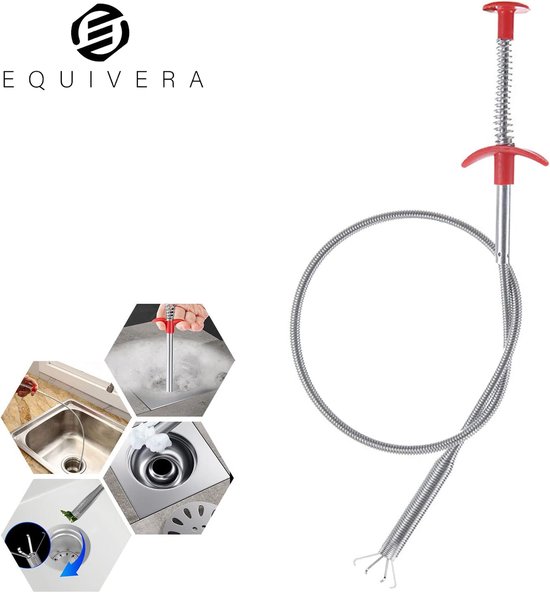 Equivera Ontstoppingsveer - Afvoer ontstopper - Gootsteenontstopper ...