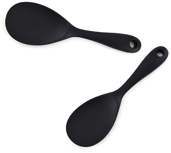 Inovra ® Set van 2 Antikleef Siliconen Opscheplepels voor Gevarieerd ...