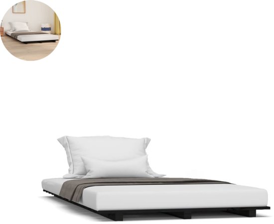Vloerbed – Laag Bedframe – Minimalistisch Design – Stevig en ...