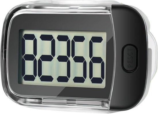 3D Stappenteller voor Wandelen - Mini Pedometer met Clip - Sport ...