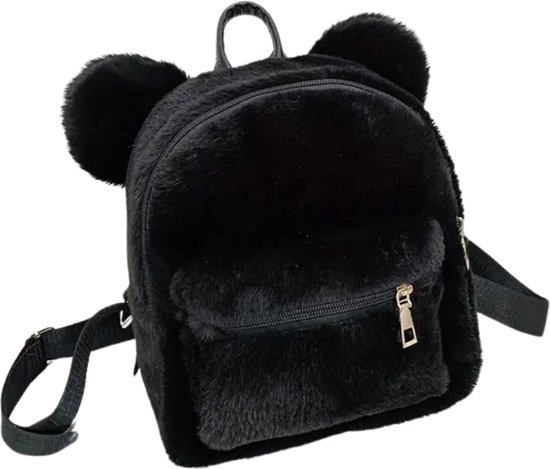Livano Teddy Tas - Fluffy - Rugzak - Backpack - Schooltas - Dames ...
