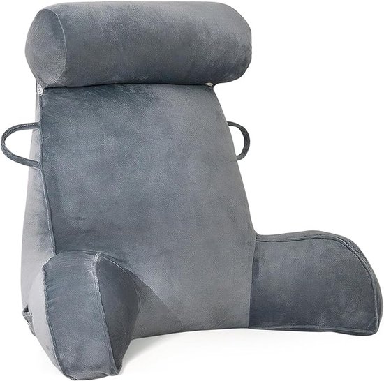 Leeskussen - Ergonomisch Kussen Voor Rug en Nek - Ideaal Voor Lezen en ...