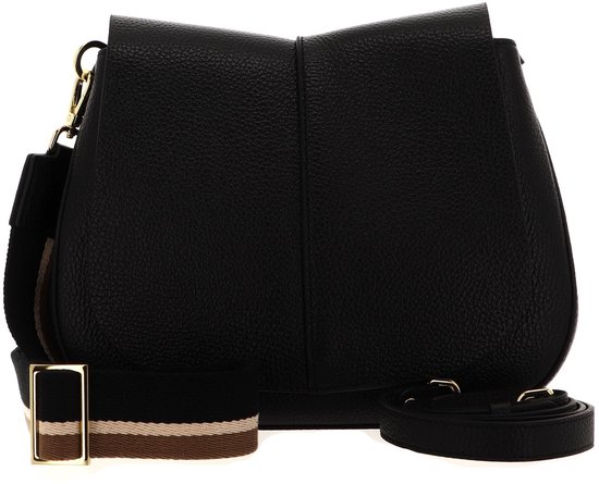 Gianni Chiarini Medium Crossbodytas / Schoudertas Dames - Leer - Helena Round - Zwart | bol