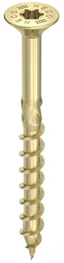 Heco -Topix-Plus schroeven - Torx 20 - 4,5 x 30mm - Deeldraad - Geel ...