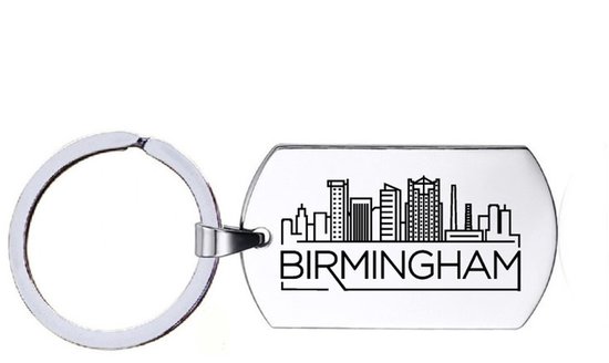 Sleutelhanger | RVS | Skyline | Birmingham | bol