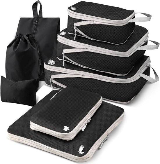 Packing Cubes Backpack - Koffer Organizer Set - Voor Backpack & Koffer ...