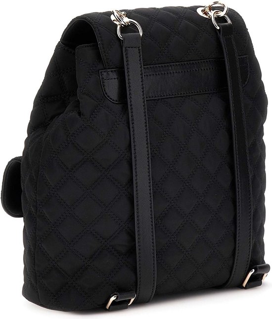 GUESS Vrije tijd rugzak Rugzak Giully Flap Backpack Black Zwart | bol