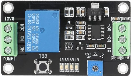 Delay Timer Relay - Self Locking On Off Switch - Super 555 Timer - DC ...