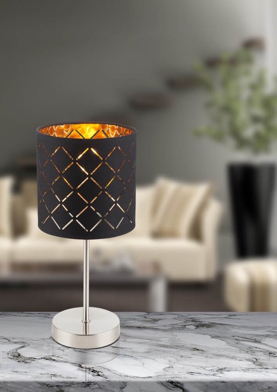 Bloge Lighting - Clarke Tafellamp - Zwart | bol