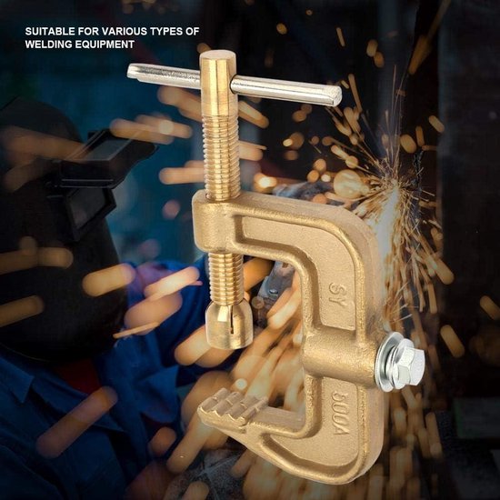 Grondklem 500A Messing Materiaal Klassieke G Vorm - Lassen Aarde Klem ...