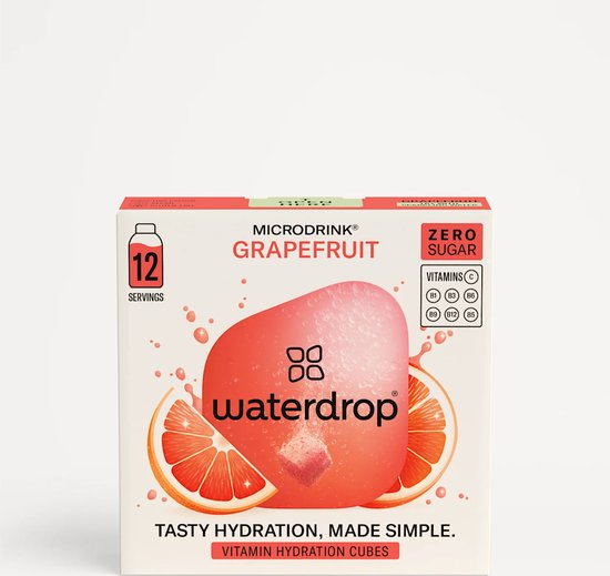 Waterdrop Microdrink GRAPEFRUIT Limited edition 12 st | bol