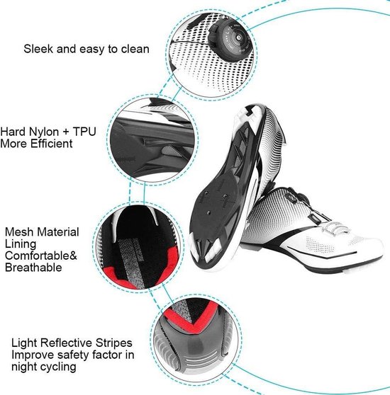 Mode Fietsschoenen Anti-Skid SPD Lock Systeem - Ademend en Comfortabel ...