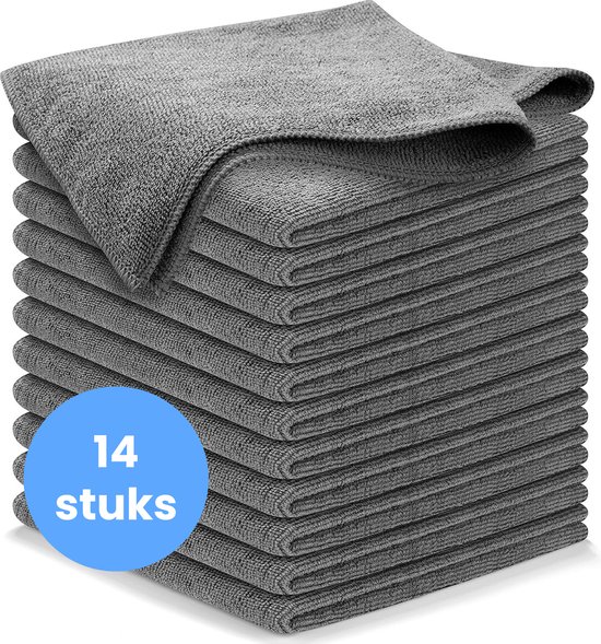 LUFT Microvezel doekjes - 14 stuks - 30x30cm - Geschikt voor raam ...