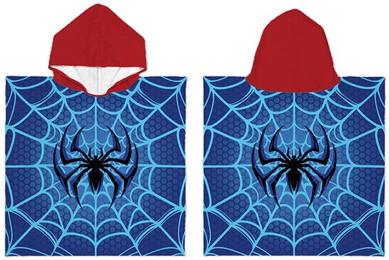 Kinderponcho Spiders 60x120 cm | bol