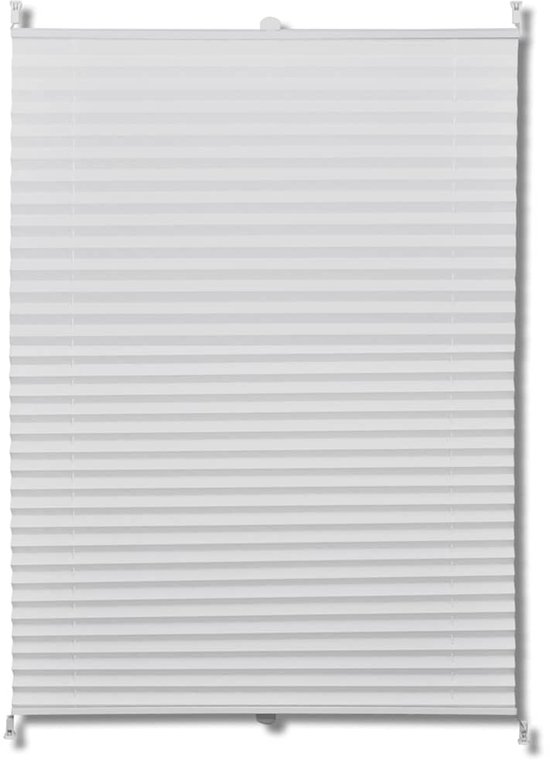 FIONERA Plisséjaloezie 80x150 cm wit | bol