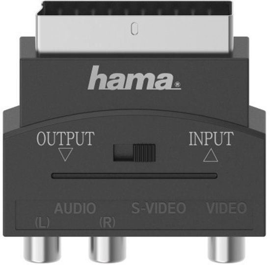 Hama Video-adapter S-VHS-koppeling/3 Cinch-koppeling - Scart-st. 4 ...