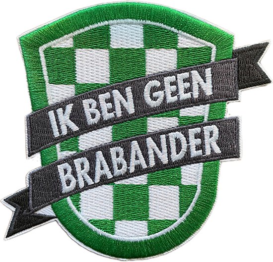 Rotterdam Patch - Ik Ben Geen Brabander Groen Wit - Groningen ...