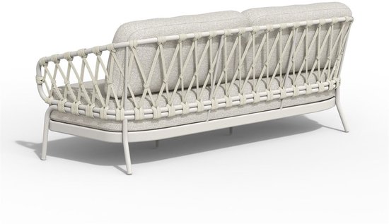 Tierra Outdoor Loungebank Natal - 3-zit Tuinbank - Aluminium en Touw ...
