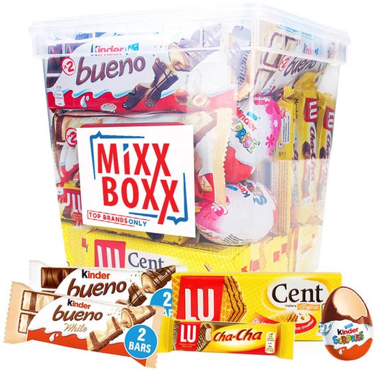 LU & Kinder maandpakket vol chocolade en koek - Kinder Bueno, Kinder ...