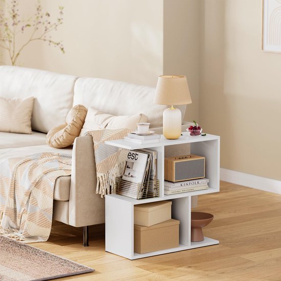 TheLau ® Stijlvolle S-vormige Bijzettafel met Veelzijdige ...