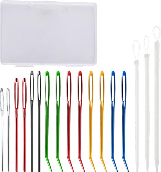 Somstyle Naalden met Oog Set - 17 Stuks - Breinaalden - Stopnaalden ...