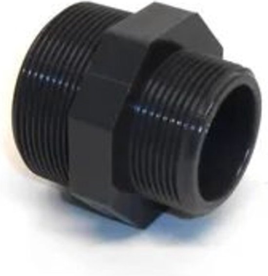 Druk PVC - Draadnippel Verloop - buitendraad - 4 x 2" | bol