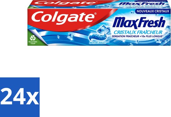 Colgate Max Fresh - Cooling Crystals - Tandpasta - 10x Langere Frisheid ...