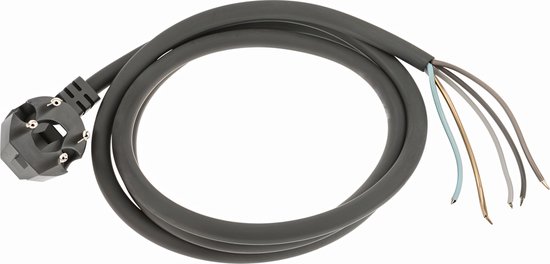 Kabel met stekker geschikt voor Perilex 1,5 meter - 5x1.50mm ...