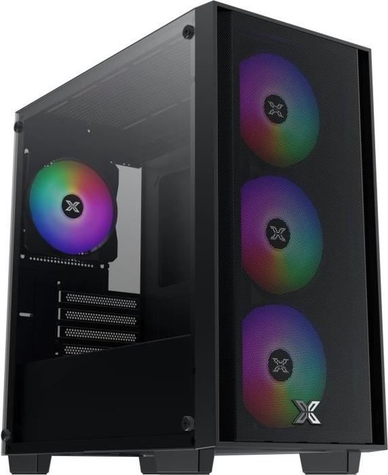 PC-behuizing - XIGMATEK - NYX Air II (zwart) - Minitower - Micro-ATX ...