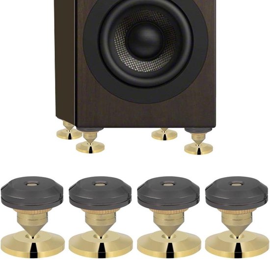Spikes set koper splice absorber luidspreker isolatiestandaard boxpad ...