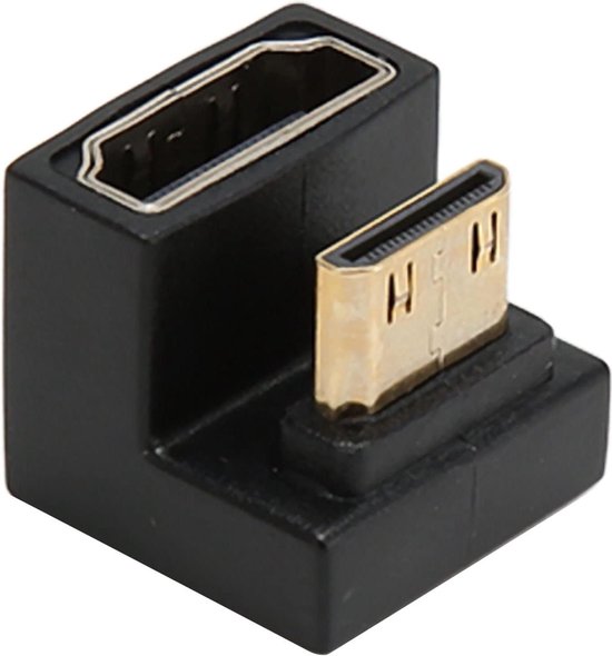 Mini HDMI Naar HDMI Adapter 8K 60Hz 48Gbps 180 Graden - Male Female ...