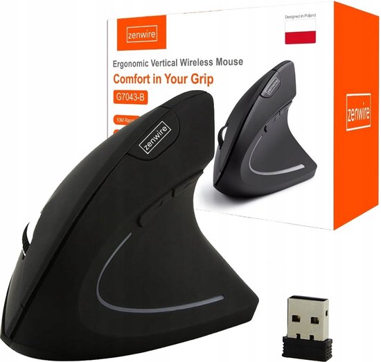 Verticale Ergonomische Bedrade Muis Zenwire X5-Ergonomische Bedrade ...
