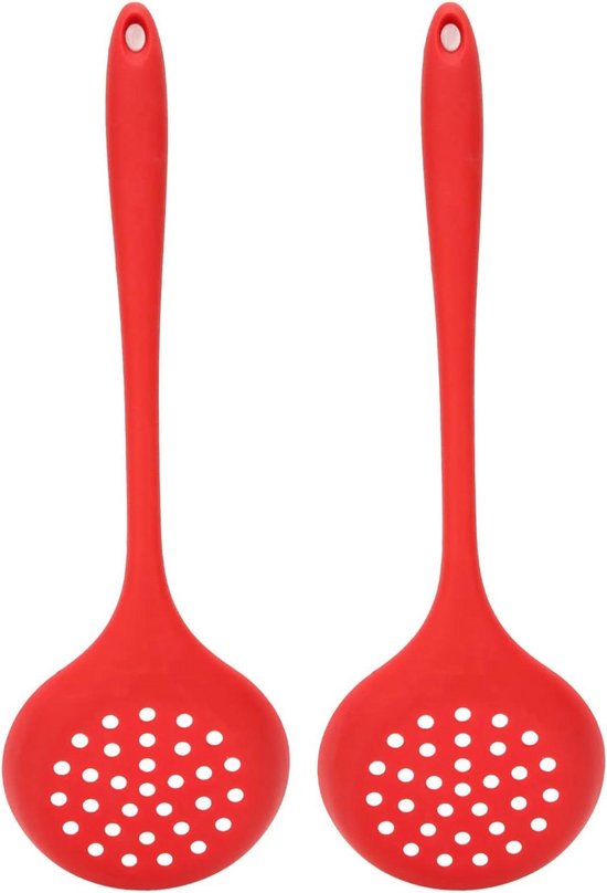 2-delige Set Kooklepel Zeef Opscheplepels Met Gleuven Voor Thuis Koken ...