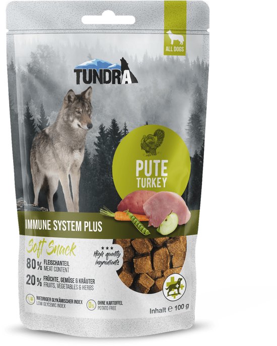 Tundra hondensnack Immune System kalkoen | bol