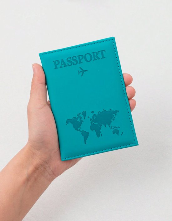 Paspoorthoes - Reisdocument Bescherming - Duurzaam - Wereldkaart Design ...