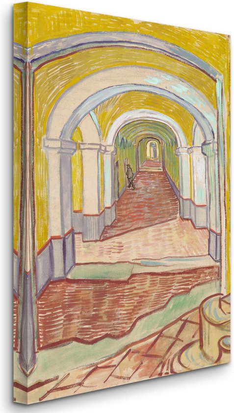 Vincent Van Gogh - Corridor in the Asylum - Gang in het asiel (1889 ...