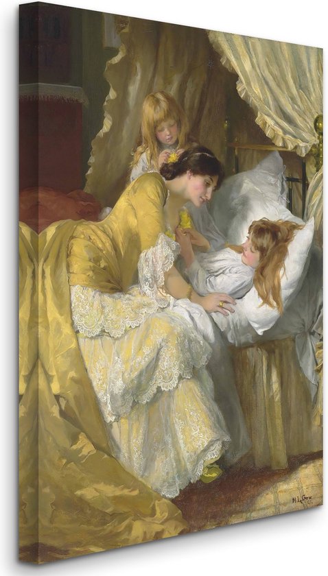 Mary Lightbody Gow - A Kiss Goodnight - Een welterusten kus (1884) - 3: ...